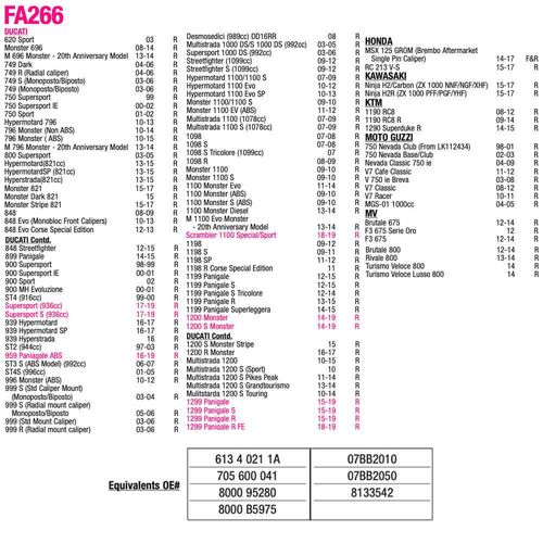 Pastilha de Freio Traseira Multistrada/Panigale (FA266HH) EBC - zelao