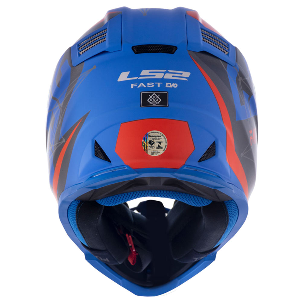 Capacete LS2 MX437 Fast Alpha - zelao