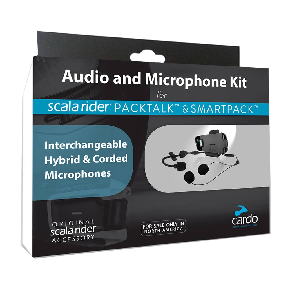 Kit Áudio / Microphone para Intercomunicador Scala Rider Packtalk ...