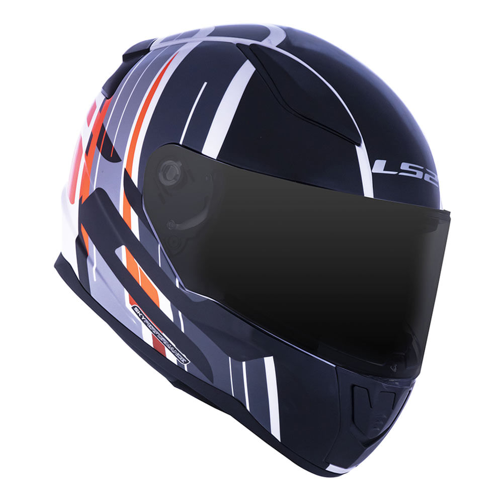 Capacete LS2 Rapid FF353 Flag - zelao