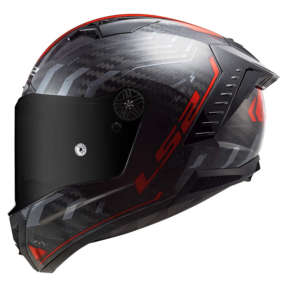 Capacete LS2 FF805 Thunder Carbon Sputnik - zelao